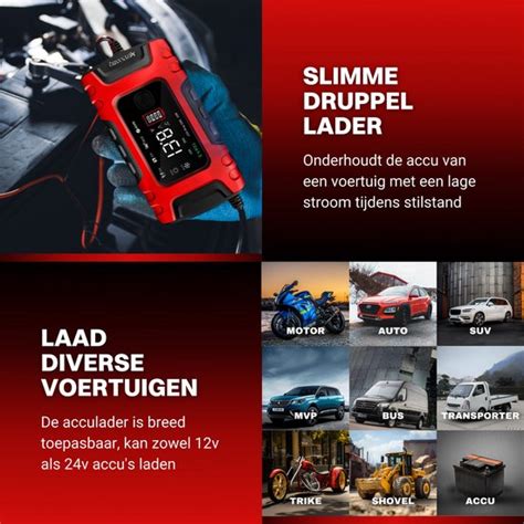 Dynamiq Druppellader Acculader 12v En 24v Druppellader Motor Druppellader Auto Bol