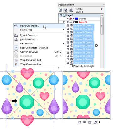 Design And Recolor A Flat Precious Gems Seamless Pattern In CorelDRAW Envato Tuts
