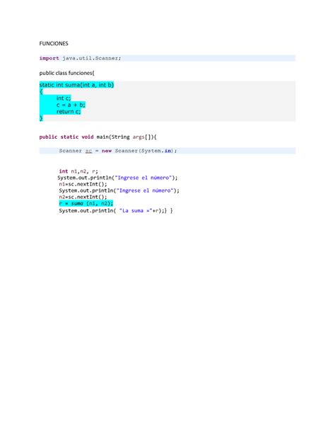 Funciones Teoria 2 Teorica Funciones Import Javautil Public