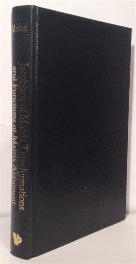 Buy Jacobians Of Matrix Transformation And Functions Of Matrix