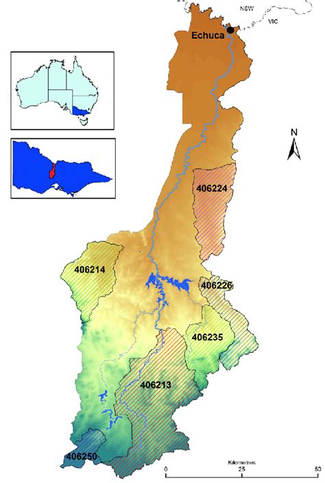 Calibration Catchments In The Campaspe Download Scientific Diagram