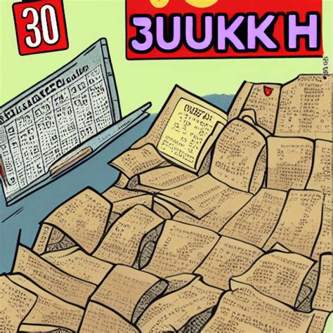 Sudoku Background Comic Cover Book · Creative Fabrica