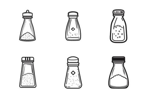 Vector Set Of Condiment Bottles Graphic By Creativeview · Creative Fabrica
