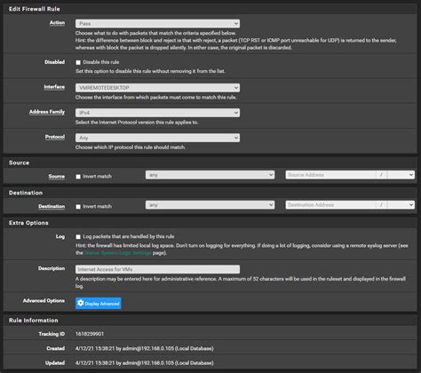 Vlan Not Getting Internet Access Rpfsense