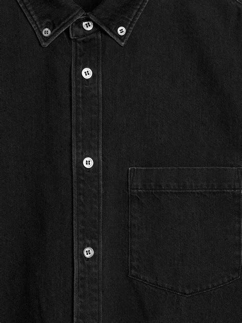 Denim Shirt Black Men Arket Gb