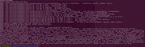decodemessageversion takes 3 positional arguments but 4 were given cannot connect to the agent