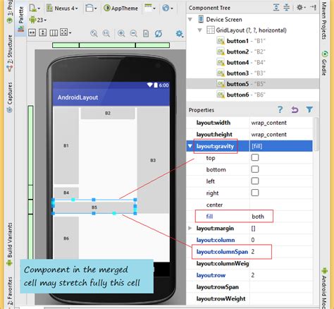 android ui layouts tutorial with examples