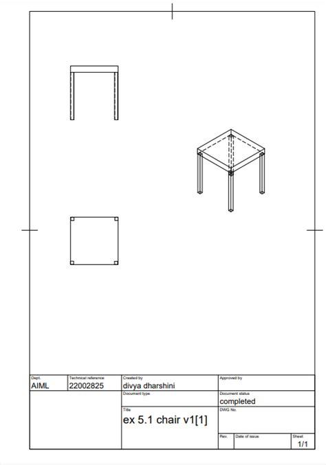 GitHub Divyadharshiniddanbarasu EX No DESIGN THE D MODEL AS PROVIDED AND CONVERT TO