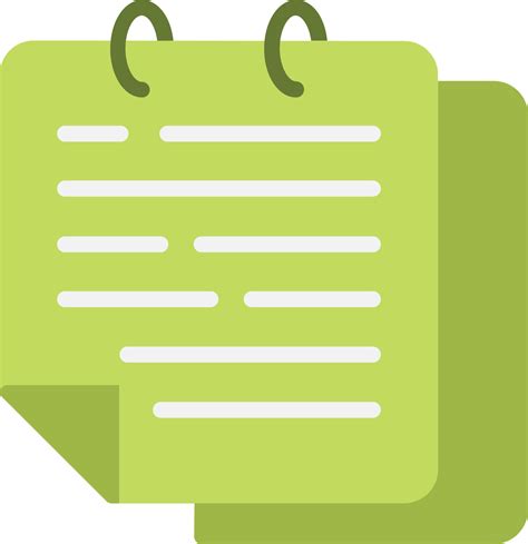 Sticky Notes Vector Flat Icon 10085490 Vector Art At Vecteezy