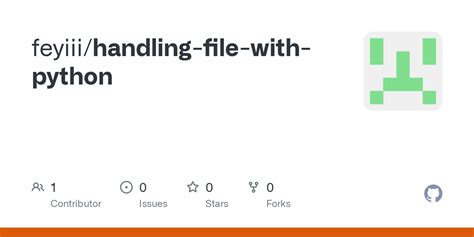 Github Feyiii Handling File With Python