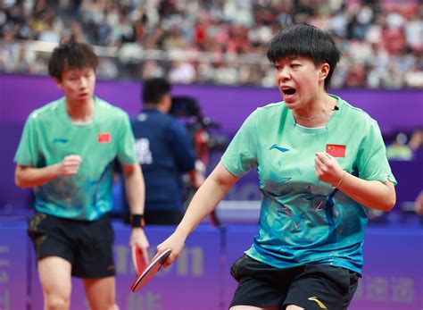 杭州亚运会丨乒乓球综合：多个单项展开争夺 国乒队员悉数晋级组合中国孙颖莎