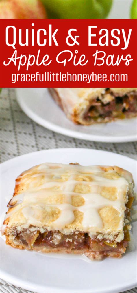Easy Apple Pie Bars From Scratch Graceful Little Honey Bee