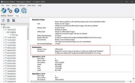 backup and restore with macrium reflect page 110 tutorials
