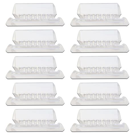 Set Of 10 File Folder Tabs For Hanging Files Clear Colored Plastic Hanging File Folder Labels 2