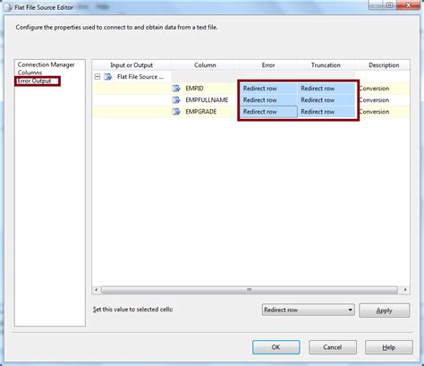 Microsoft Sql Server Knowledge Bank Ssis Data Flow Error Handling