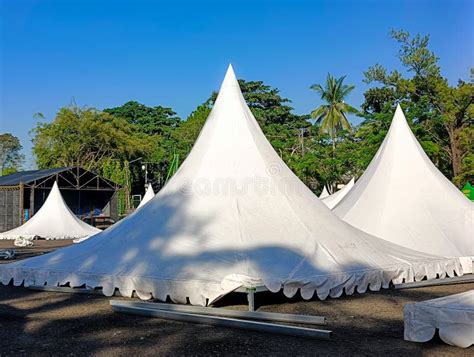 The Roof Of The Stand Tent That Has Been Dismantled Editorial