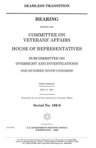 Seamless Transition By U S Congress Goodreads