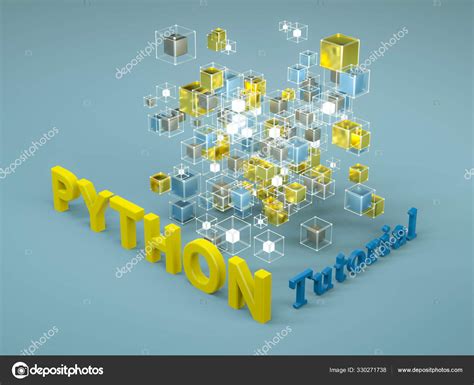 3d Render Of Python Tutorial Programming Tutorial Coding Concept Python Language E Learning