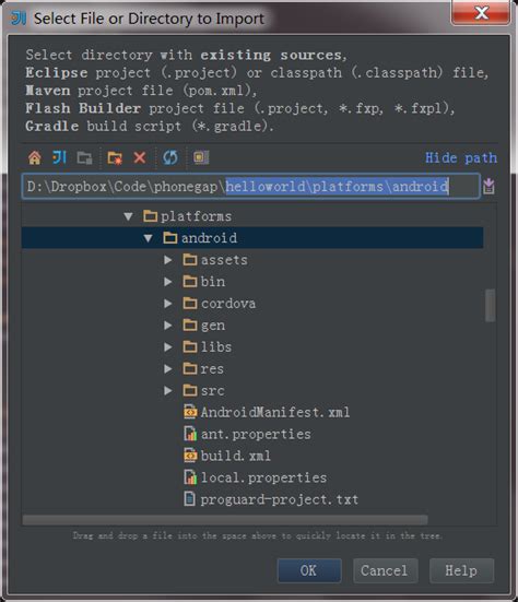 Android Import And Run A Phonegap 30 Project With Intellij Idea 12
