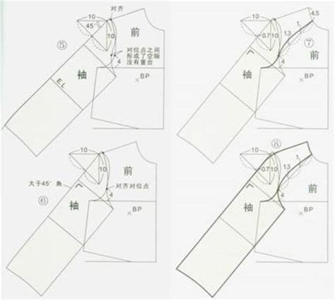 连身袖制版结构图 大衣落肩袖制版图 落肩袖制版图 第6页 大山谷图库