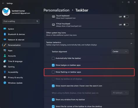 How To Disable Flashing Taskbar Buttons Or Icons On Windows Taskbar Gear Up Windows