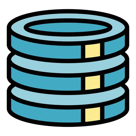 Server Software Icon Vector Flat 28141614 Vector Art At Vecteezy