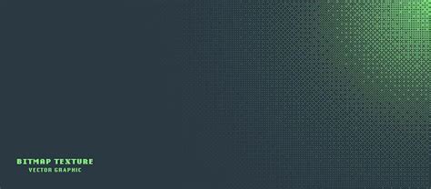Premium Vector Dither Pattern Bitmap Texture Halftone Radial Gradient Vector Green Abstraction