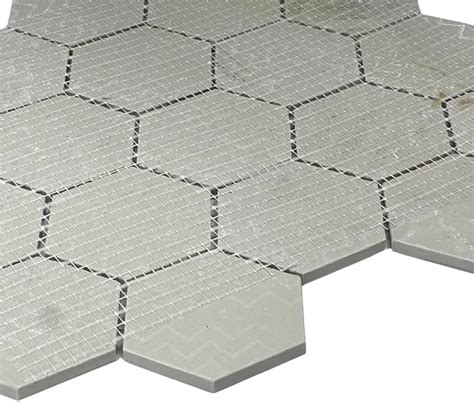 Slate Tile Gray Flow Matte 2x2 Stone Look Porcelain Mosaics 12x12 Slate