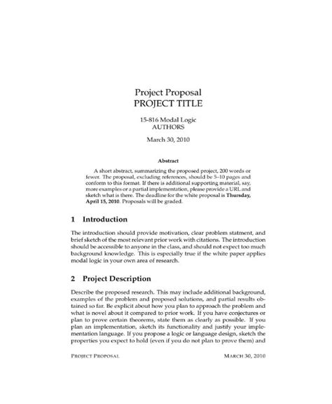 What Is Proposal Title Vrogue Co