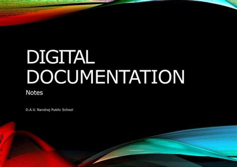 Class X Digital Documentation Noteslibre Office Pptx