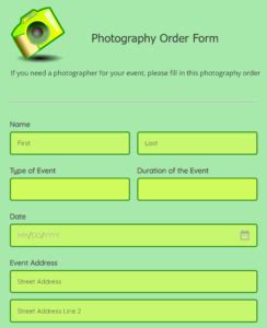 Free Online Payment Forms Templates FormBuilder