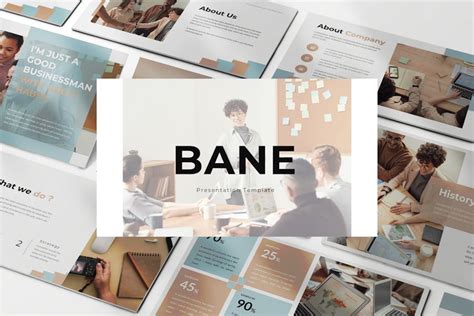 Bane Шаблон презентаций для бизнеса Powerpoint Шаблоны презентаций Включая графический и