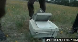 Office Space Smashing Printer Meme Wreckit Rage Room Added A New