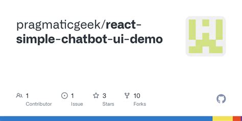 Github Pragmaticgeekreact Simple Chatbot Ui Demo