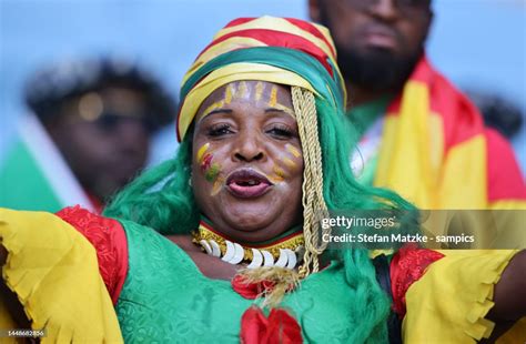 Cameroon Fan During The Fifa World Cup Qatar 2022 Group G Match News