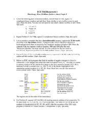 Homework1 Pdf ECE 5362 Homework 1 Hardcopy Due 10 20am Before Class