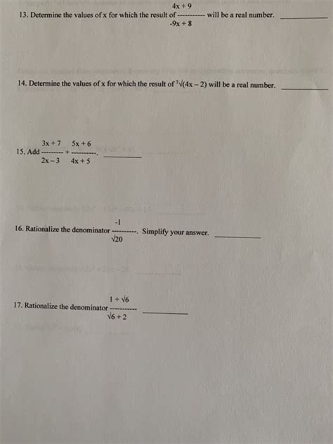Solved X Determine The Values Of X For Which The Chegg Com