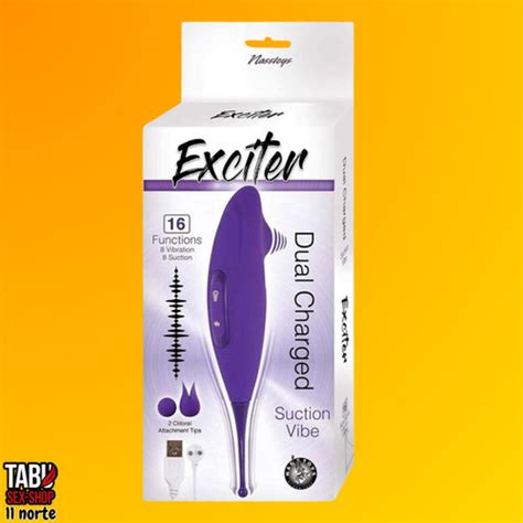 Exciter Dual Charged Suction Vibe Tabú Sex Shop Puebla