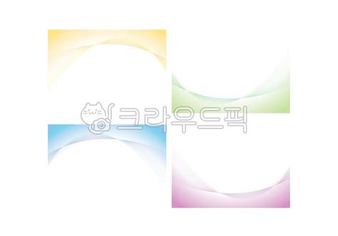 물결무늬 웨이브 Wave 곡선 라인 사진이미지일러스트캘리그라피 Pastel Light작가