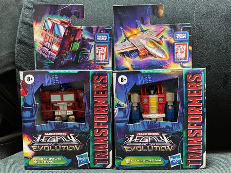 Transformers Legacy Core Class Optimus Prime And Starscream Hobbies