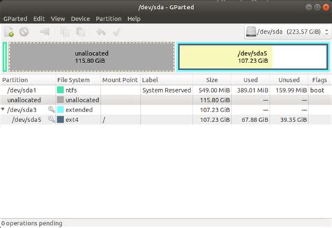 Ubuntu How To Reallocate An Unused Partition On My Hd Super User