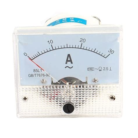 Screw Mounting Analog Ac 0 30a Scale Range Ampere Ammeter Panel Meter