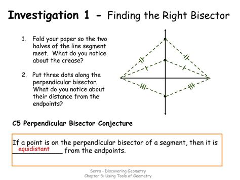 Ppt 32 Constructing Perpendicular Bisectors Powerpoint Presentation