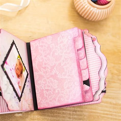 미니 메모리 상자 플라스틱 템플릿 척추 및 바인딩 커팅 다이 Diy 크래프팅 스크랩북 용품 사진 앨범 장식용 Temu