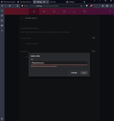 Global Cookies Settings Are Not Retained When A Site Is Addedremoved