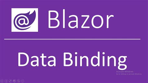Blazor Data Bindings Connect Dom Elements Directly With C Variableproperties Youtube