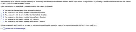 solved a project found recently that 78 of a random sample