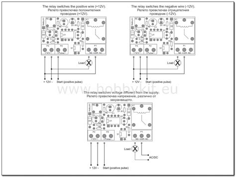 Timer Switch Relay Positive Pulse Activate To Sec With Box