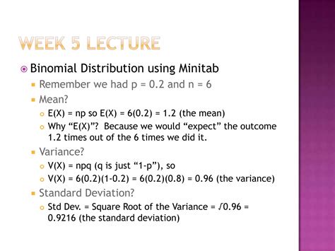 Week 5 Lecturemath221nov2012 Ppt