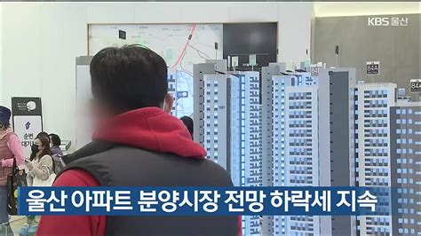 울산 아파트 분양시장 전망 하락세 지속 네이버 Tv